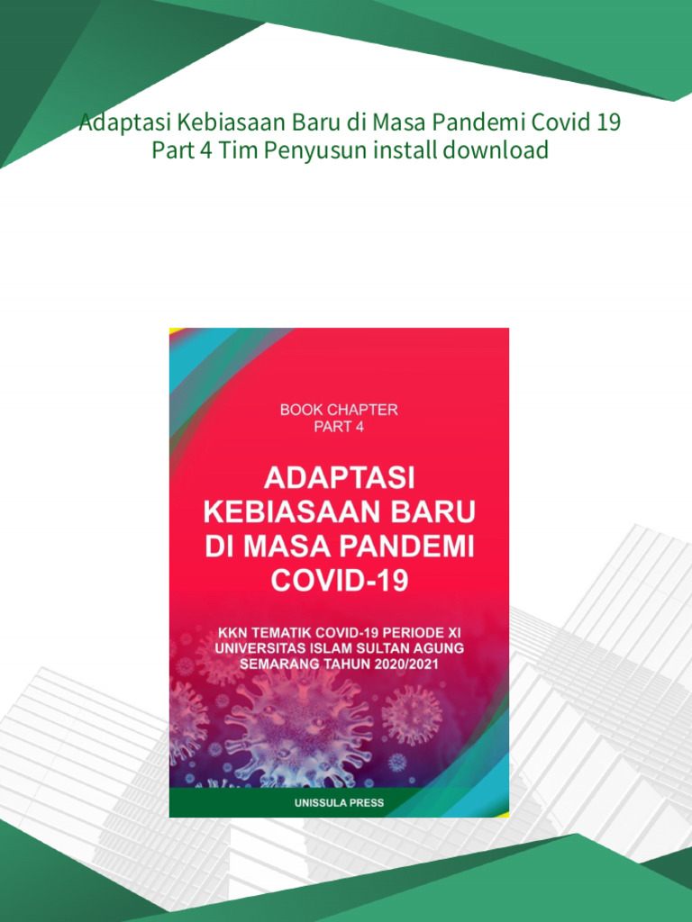 Adaptasi Kebiasaan Baru Di Masa Pandemi Covid 19 Part 4 Tim Penyusun Instant Download | PDF