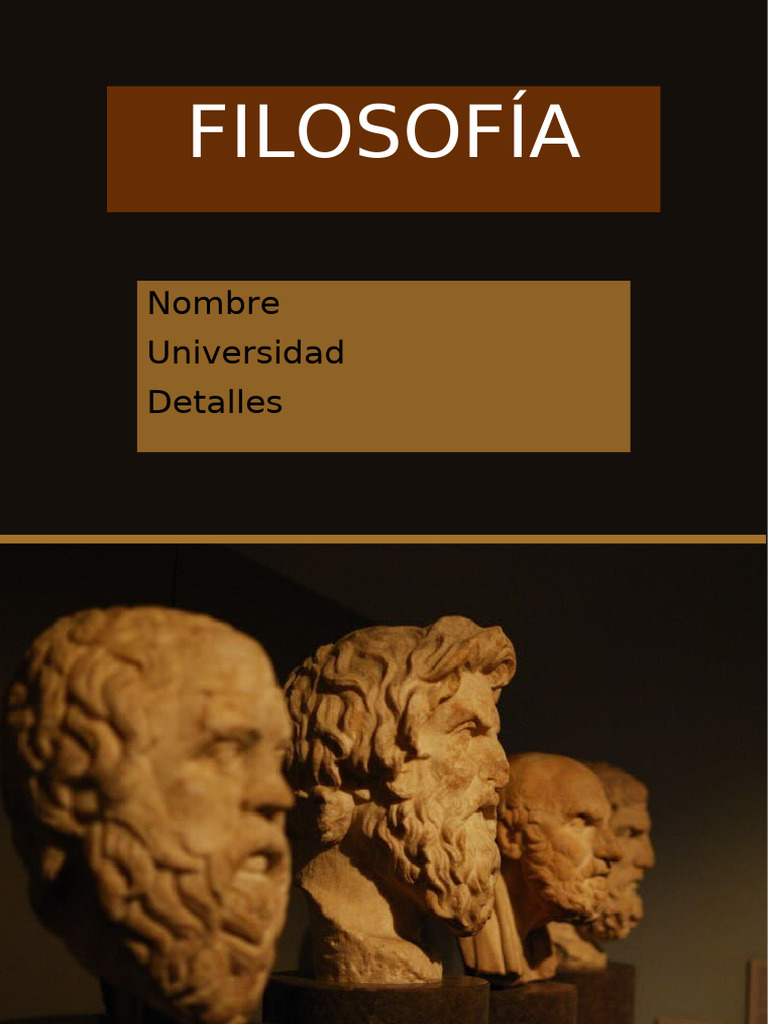 Portada Word Filosofia Bustos | PDF