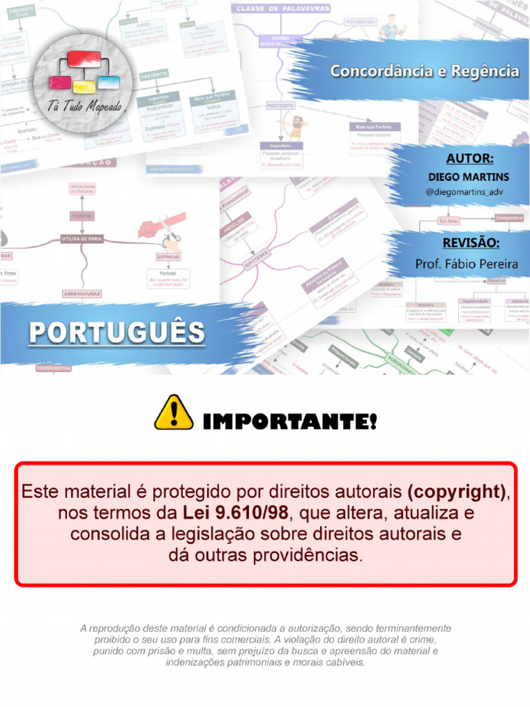 Concordância-e-Regência Mapa Mentais | PDF