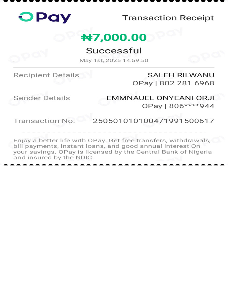 Transaction Receipt-250501010100471991500617 | PDF