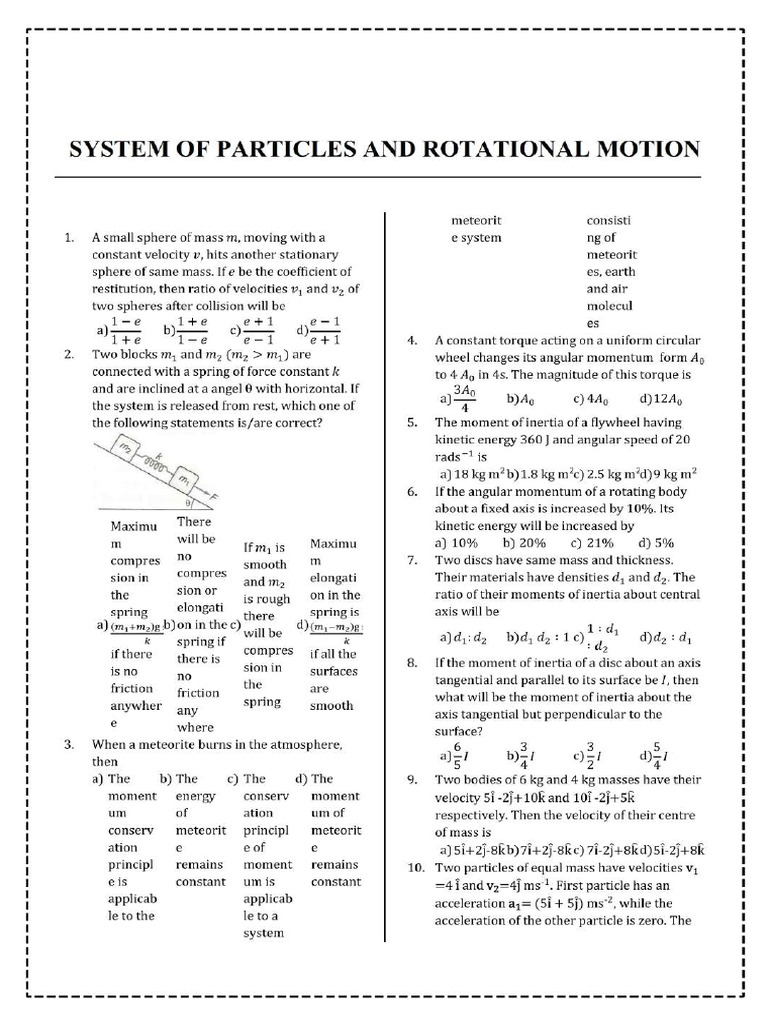 Collision And Rotation Pdf