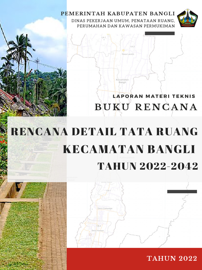 Buku Rencana RDTR Bangli 2022 | PDF