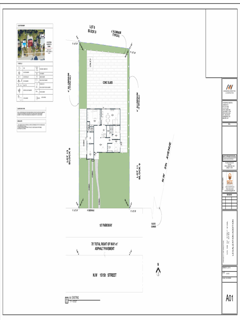 Plano - A01 - EXISTING FLOOR PLAN | PDF | Home | Building Engineering