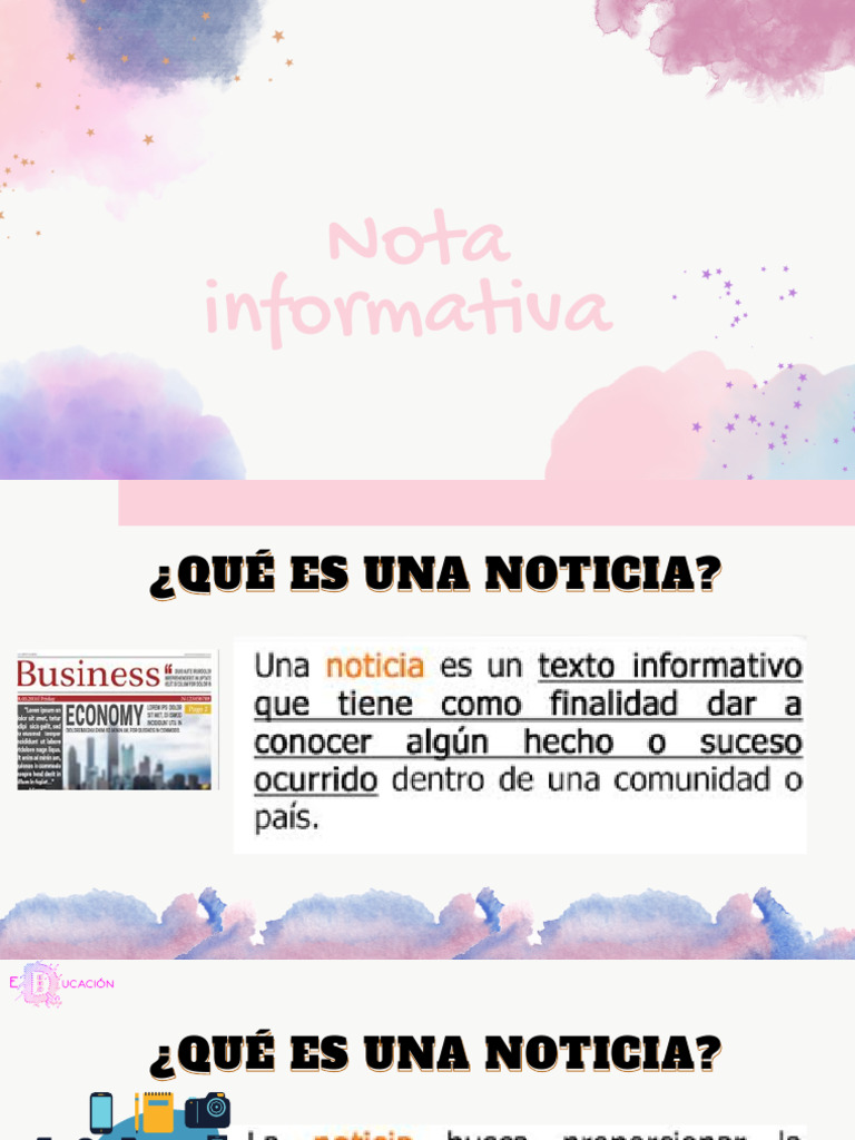 _ La Noticia y Notas Informativa (1) | PDF