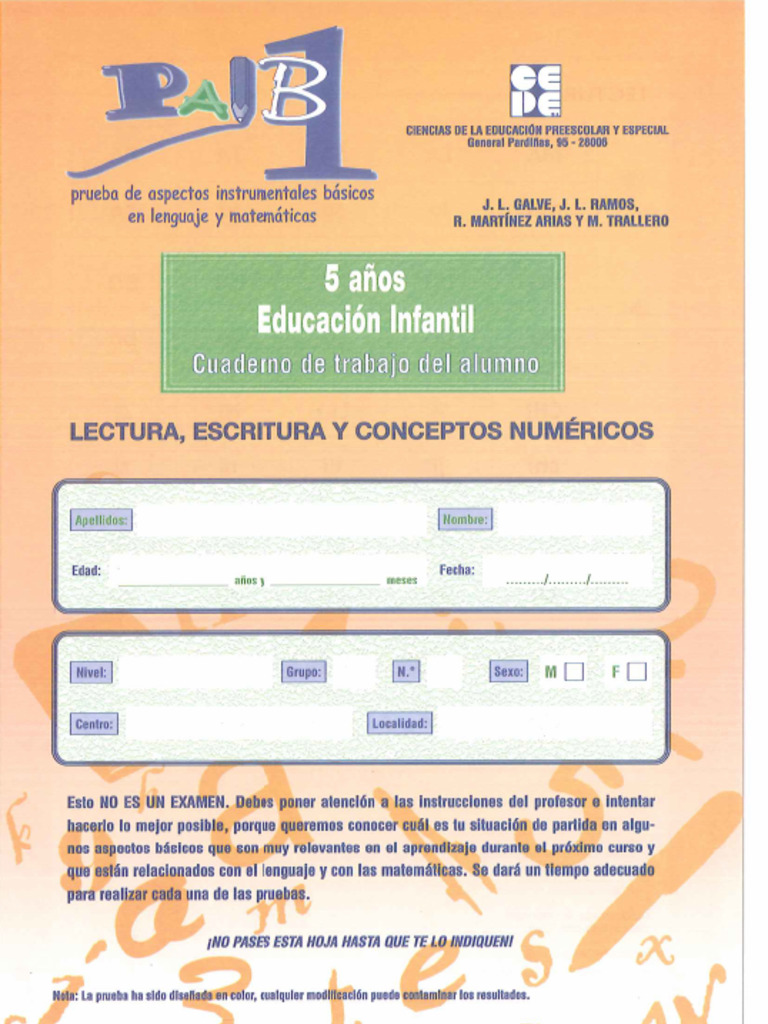 PAIB 5 Años | PDF