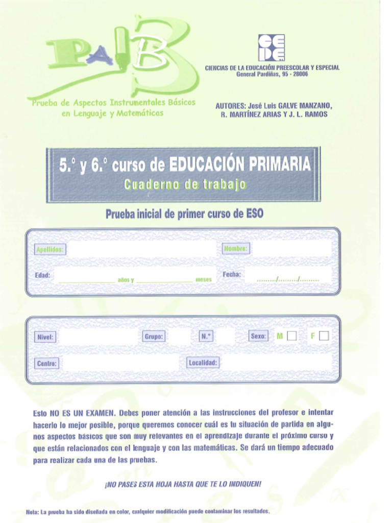 Paib 5º-6º | PDF