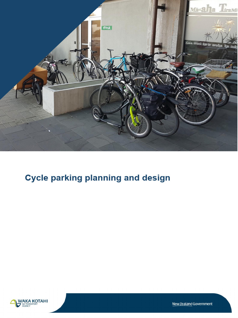 cycle-parking-planning-and-design | PDF | Parking | Cycling Infrastructure