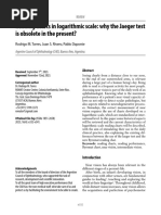 Testing Visual Acuity With The Jaeger Eye Chart | PDF | Visual Acuity ...