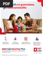 HDFC Life Guaranteed Income Plan Overview | PDF | Insurance | Life ...