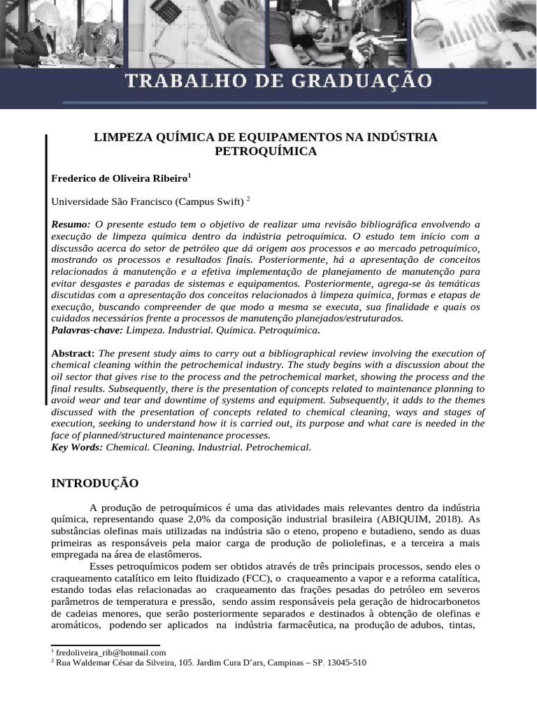 Trabalho Formatado Maio 2023 | PDF | Craqueamento (Química) | Alternador de energia elétrica