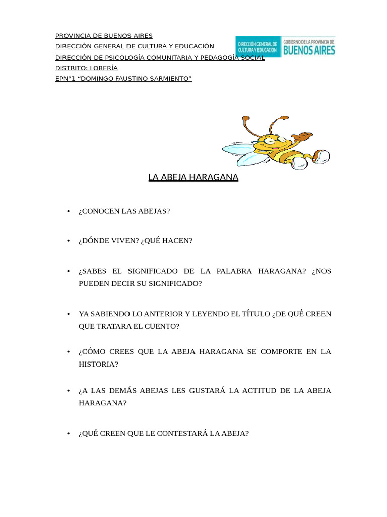 La Abeja Haragana | PDF