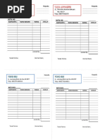 Template Nota Kosong untuk Bisnis | PDF