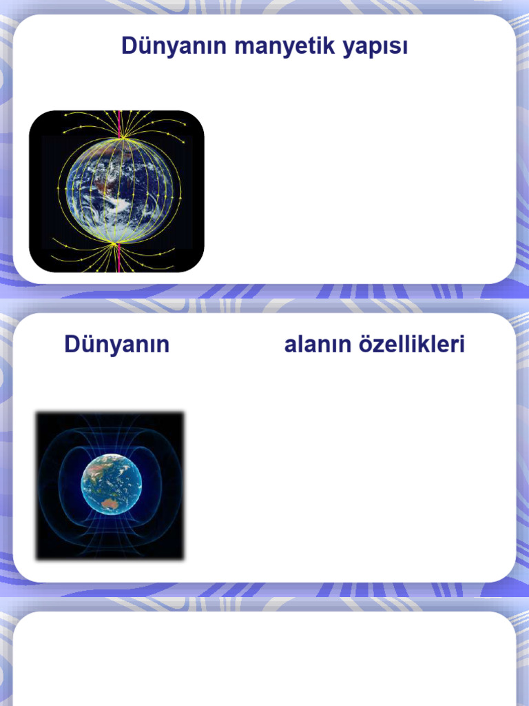 Düzenlenmiş Dünyanın Manyetik Alanı | PDF