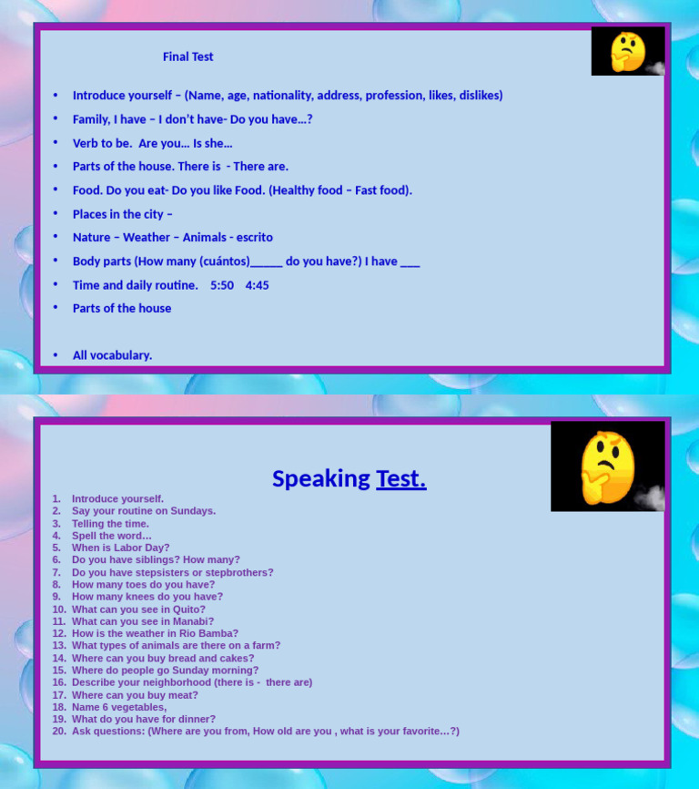 Beg-Final Test 2025 | PDF