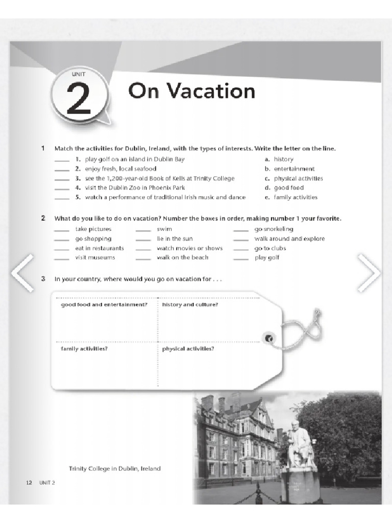 Workbook Unit 2 F5 | PDF