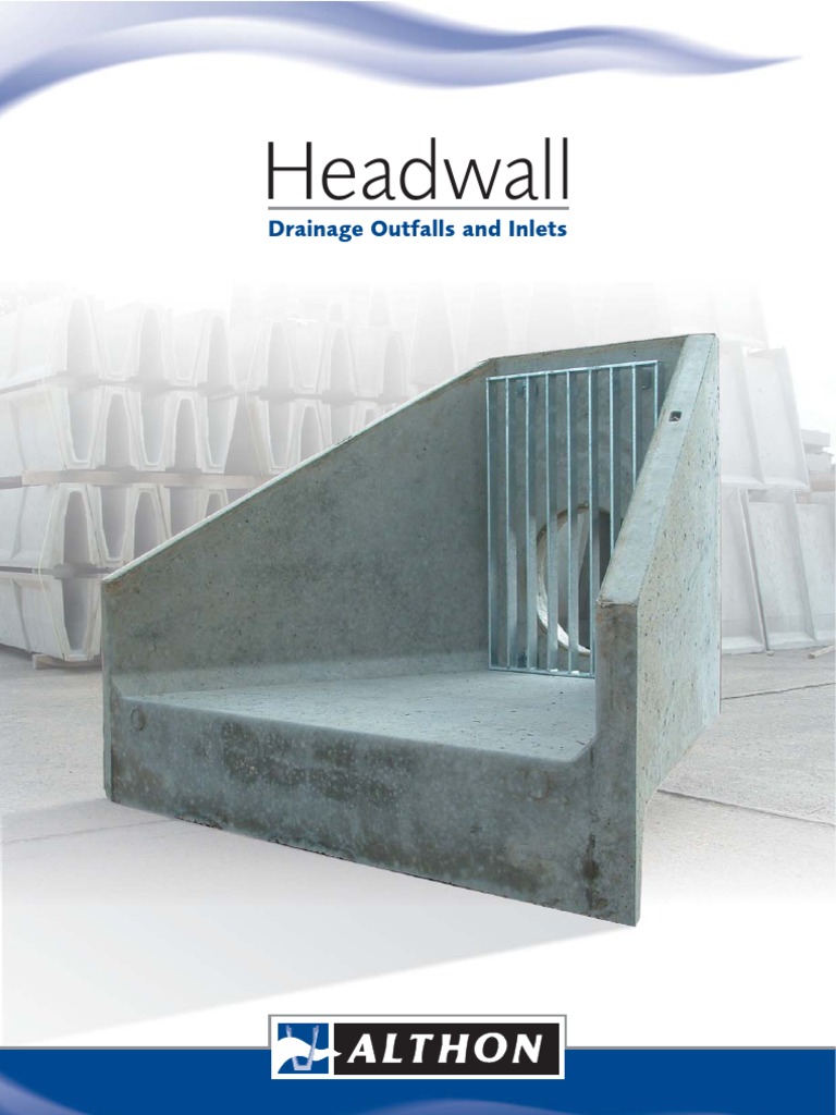 Althon Headwall | PDF | Pipe (Fluid Conveyance) | Reinforced Concrete
