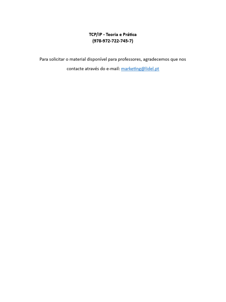 TCP Ip Teoria e Pratica | PDF