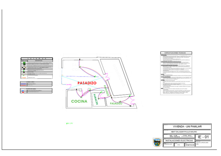 PLANO DESAROLLADO-Layout1 | PDF | Tubería (transporte de fluidos) | Ingeniería de Edificación