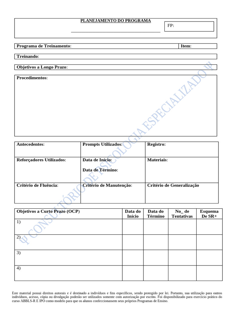 Folha de Planejamento Modelo 2 (1) (1) | PDF