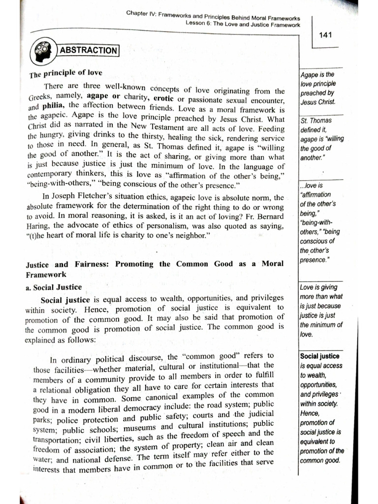 Love and Justice Framework | PDF
