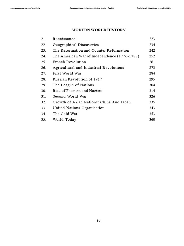 Modern World History | PDF | Renaissance | Age Of Discovery