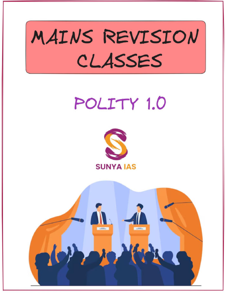 Mains Revision Batch 2025 - Sunya IAS | PDF