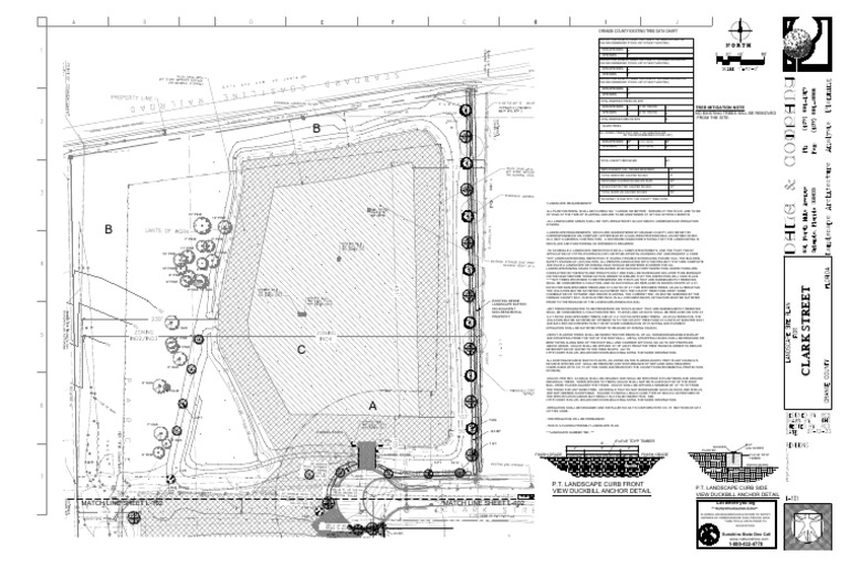 CLARK STREET LANDSCAPE-L-101 Land Plan | PDF | Trees | Landscape