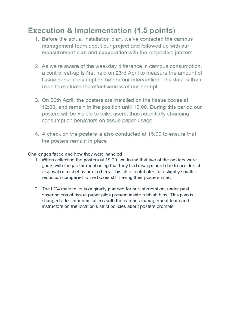 1080 Intervention Report | PDF