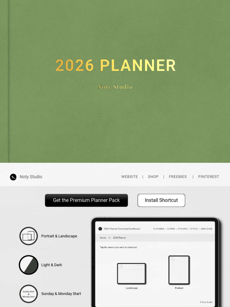 MyScript Planner 2026 Overview | PDF