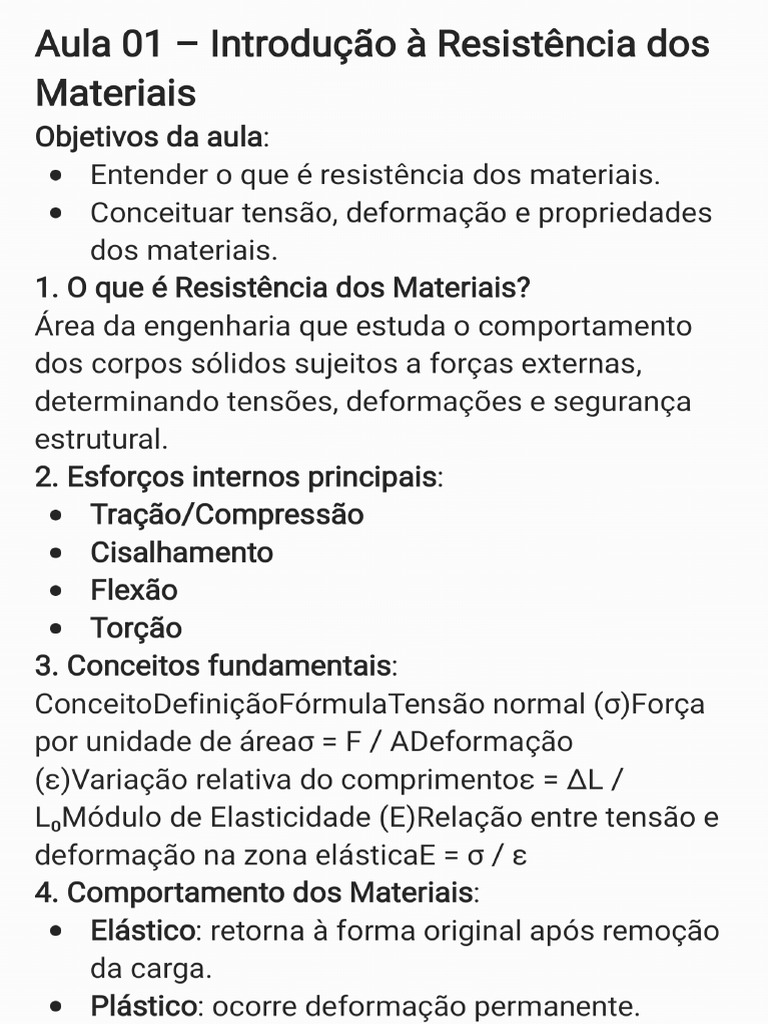 Resmat Introducao | PDF