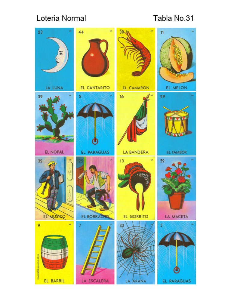 Lotería Mexicana | PDF
