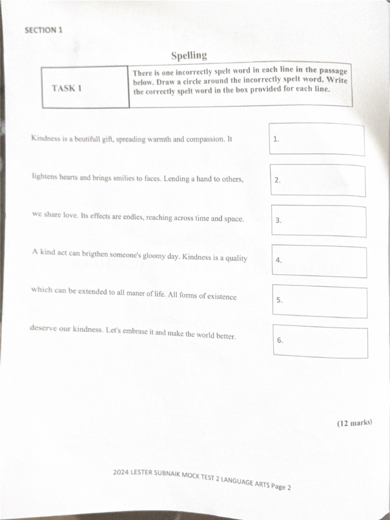 Mock Practice 2 LS | PDF