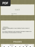 Types of Gaits With Descriptions | PDF