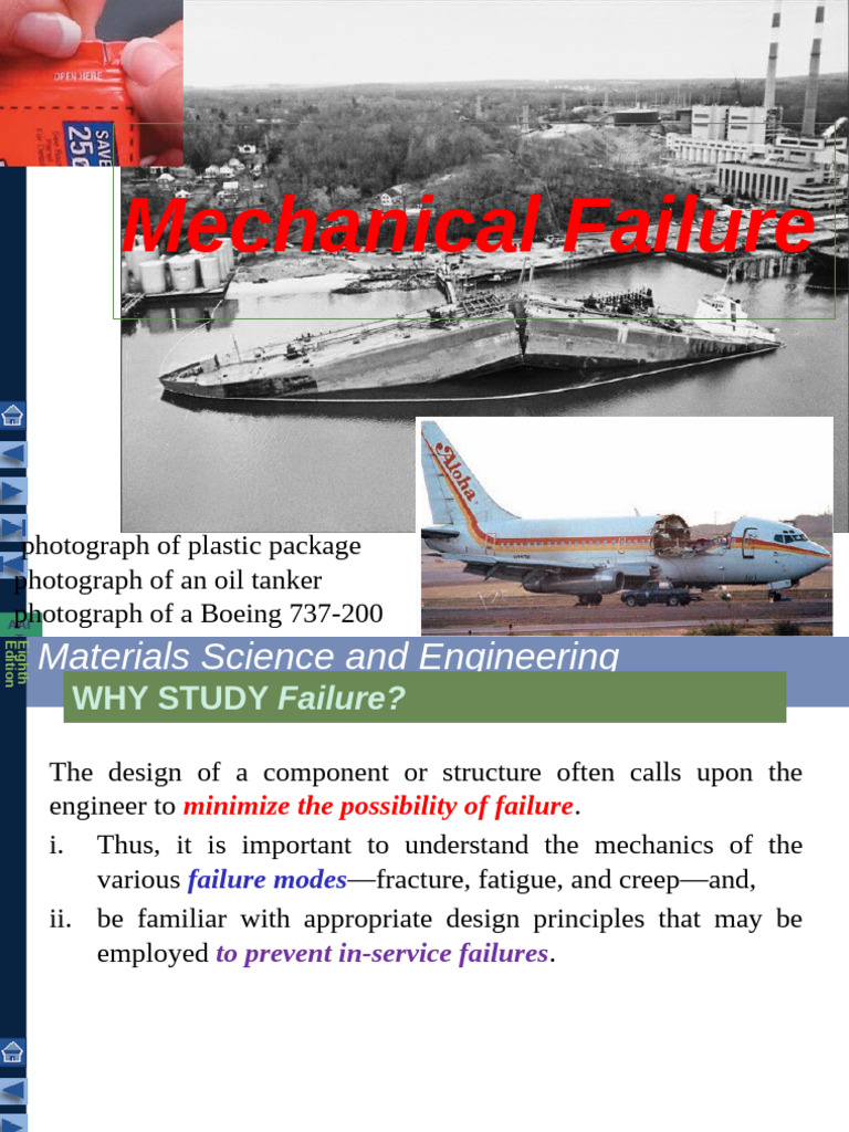 Chapter 8 Failure - Mechanisms Updated | PDF | Fracture | Creep (Deformation)
