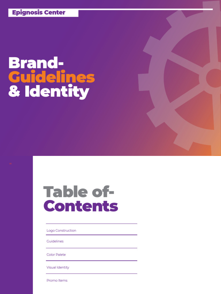 Epignosis Brand Identity Official | PDF | Typefaces | Typography