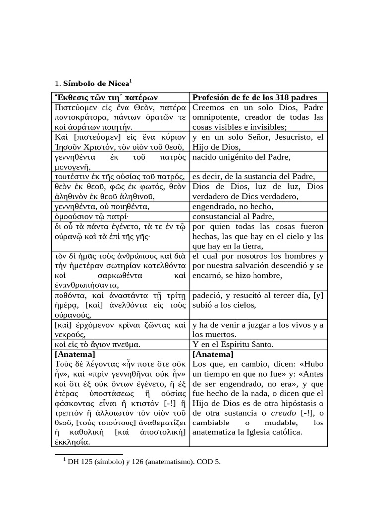 Dios y Jesucristo primeros concilios | PDF | Cristo (título) | María, madre de Jesús