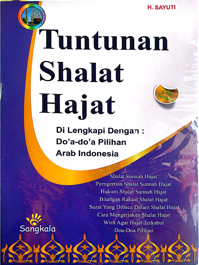 Tuntunan Shalat Hajat (Sangkala) | PDF