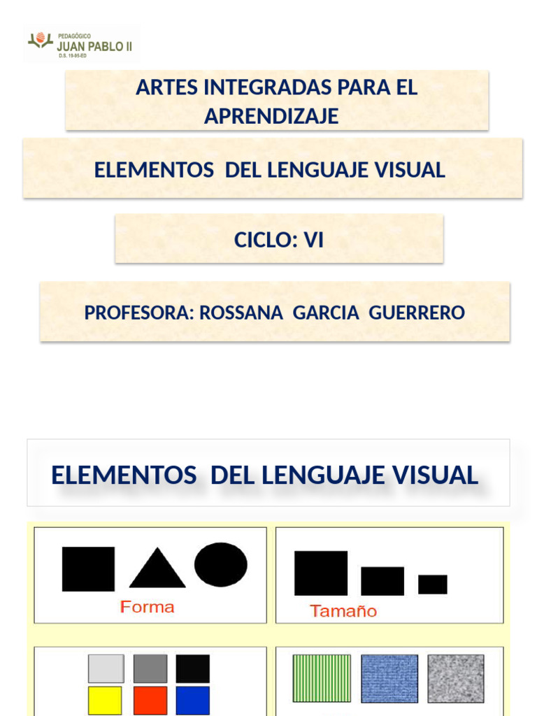 Elementos Del Lenguaje Visual Textura, Color, Forma | PDF