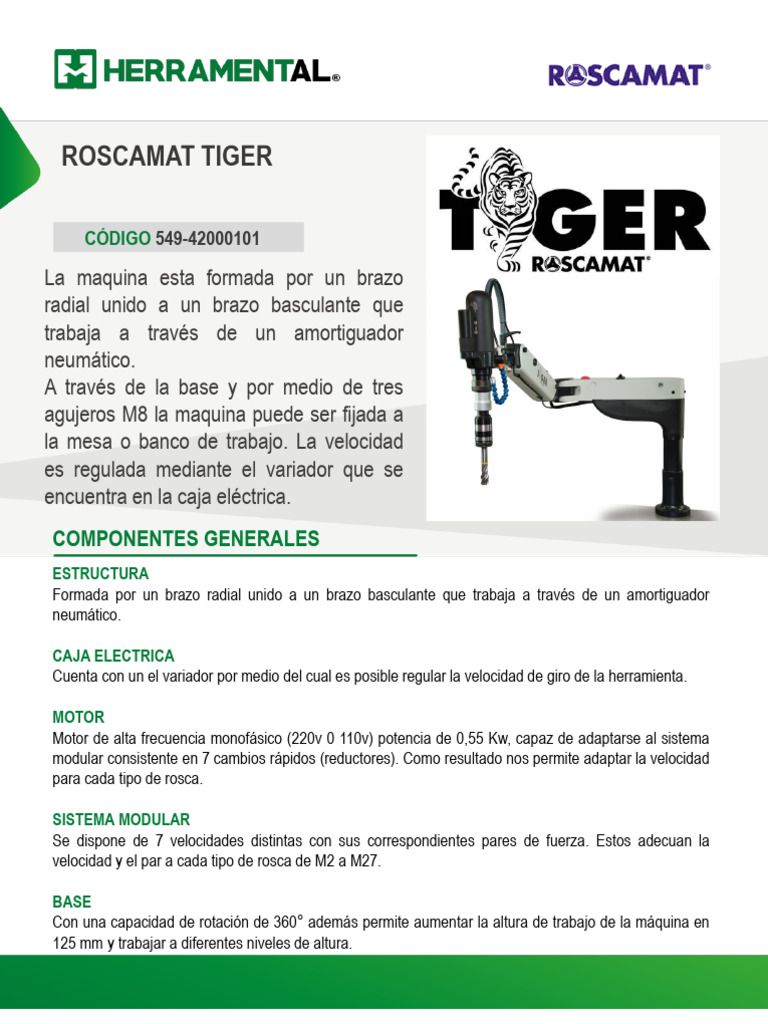 ROSCAMAT TIGER | PDF
