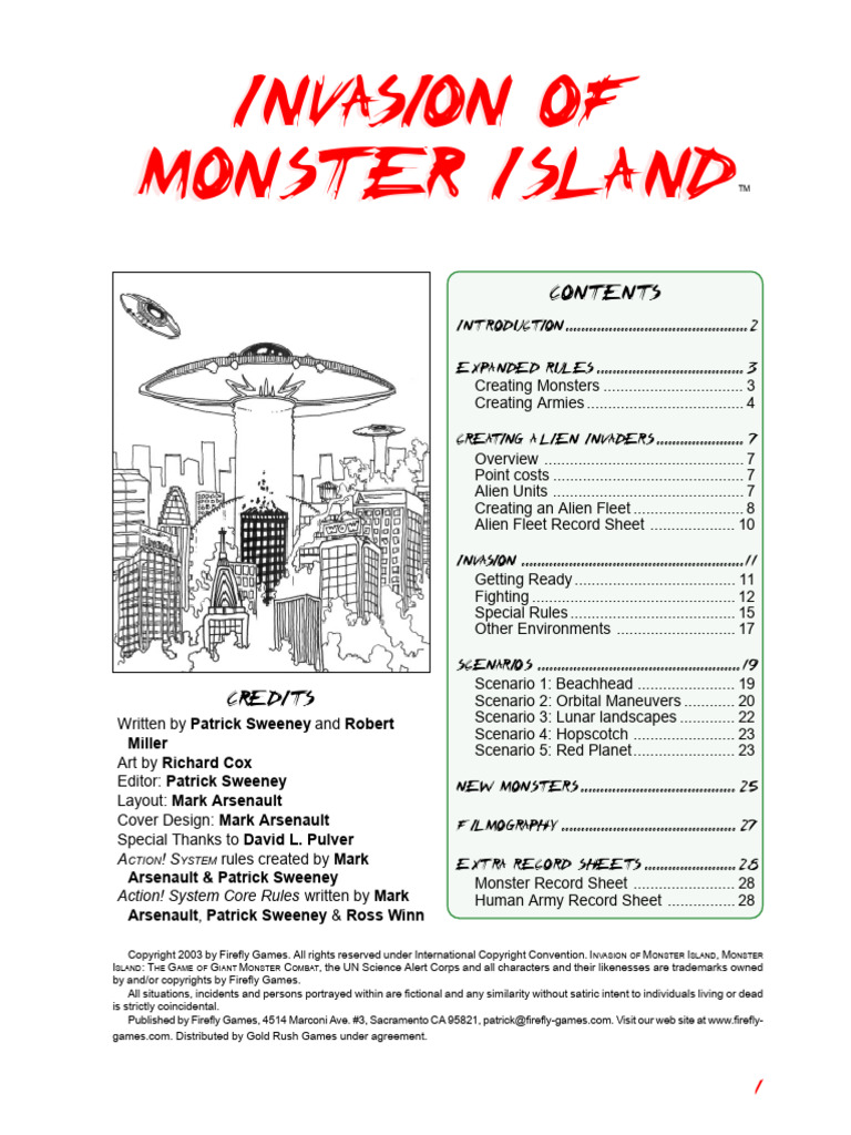 Monster Island Invasion of Monster Island | PDF | Fighter Aircraft ...
