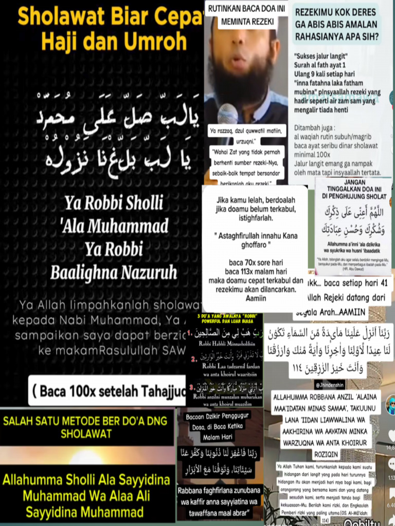 Amalan Rezeki Bisa Haji & Umroh | PDF