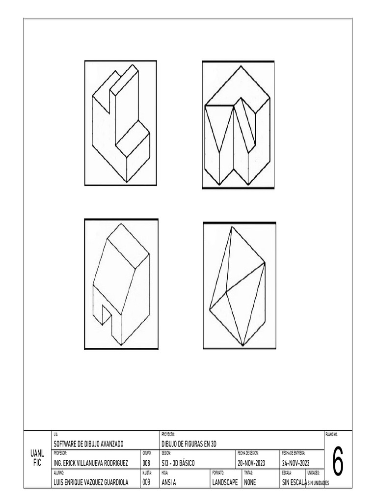 Plano - Sesión 13 3D Básico Luis - Vazquez - Compressed | PDF
