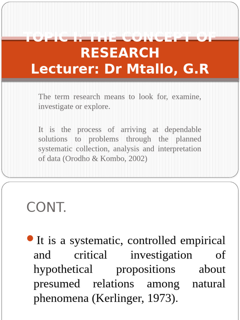 Lecture 1 &2 Introduction | PDF | Quantitative Research | Qualitative Research
