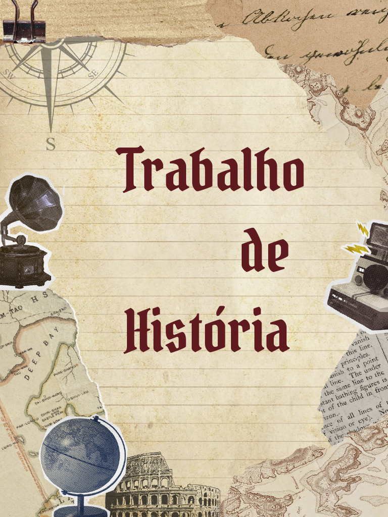 Cream and Brown Vintage Retro Scrapbook History Project Cover Document A4_20250528_213657_0000 | PDF