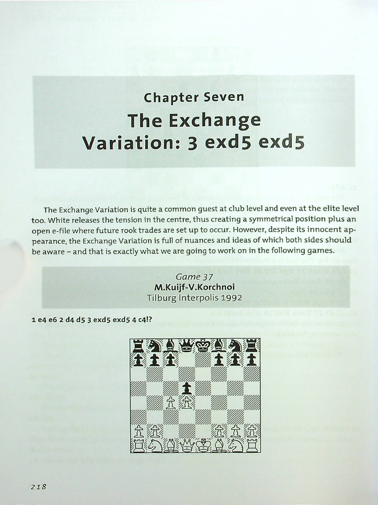 Understanding the Exchange Variation | PDF | Abstract Strategy Games ...