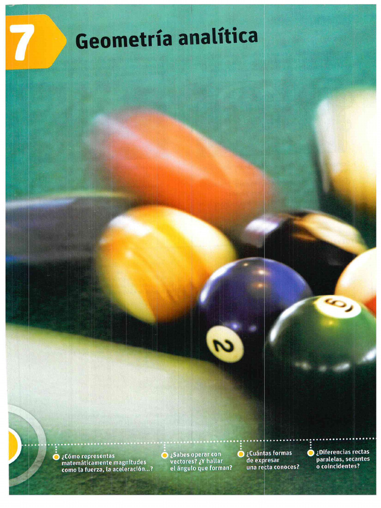 TEMA 7 SM Geometría Analítica | PDF