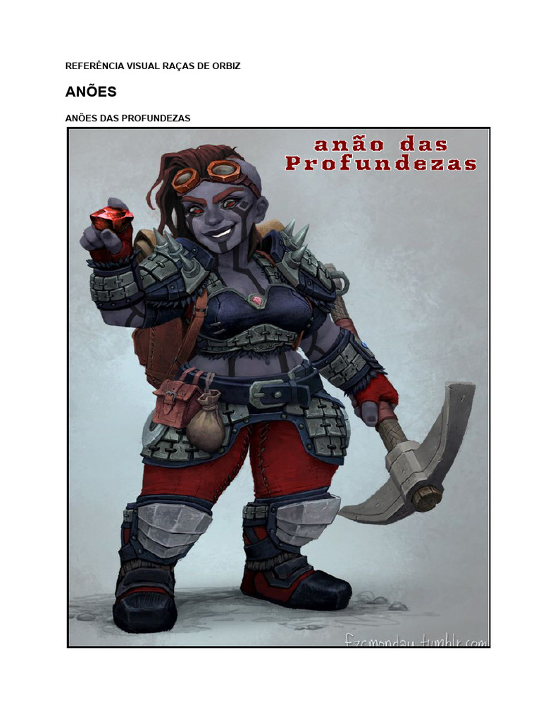 Referência Visual (Orbiz RPG) | PDF