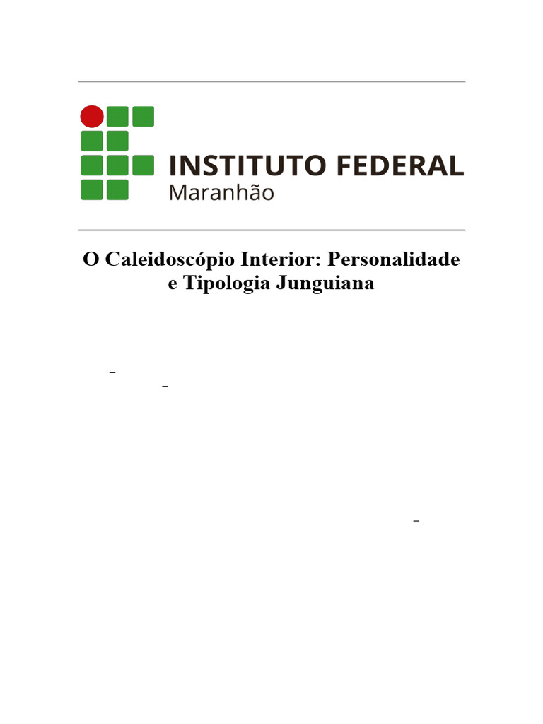 A Personalidade Humana em Jung | PDF | Carl Jung | Extroversão e ...
