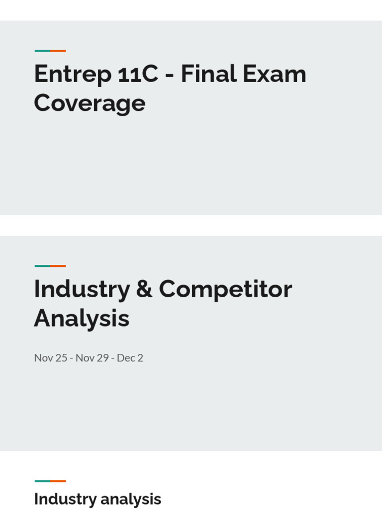 Entrep 11C Final Exam Chap 5 | PDF | Private Sector | Business Economics