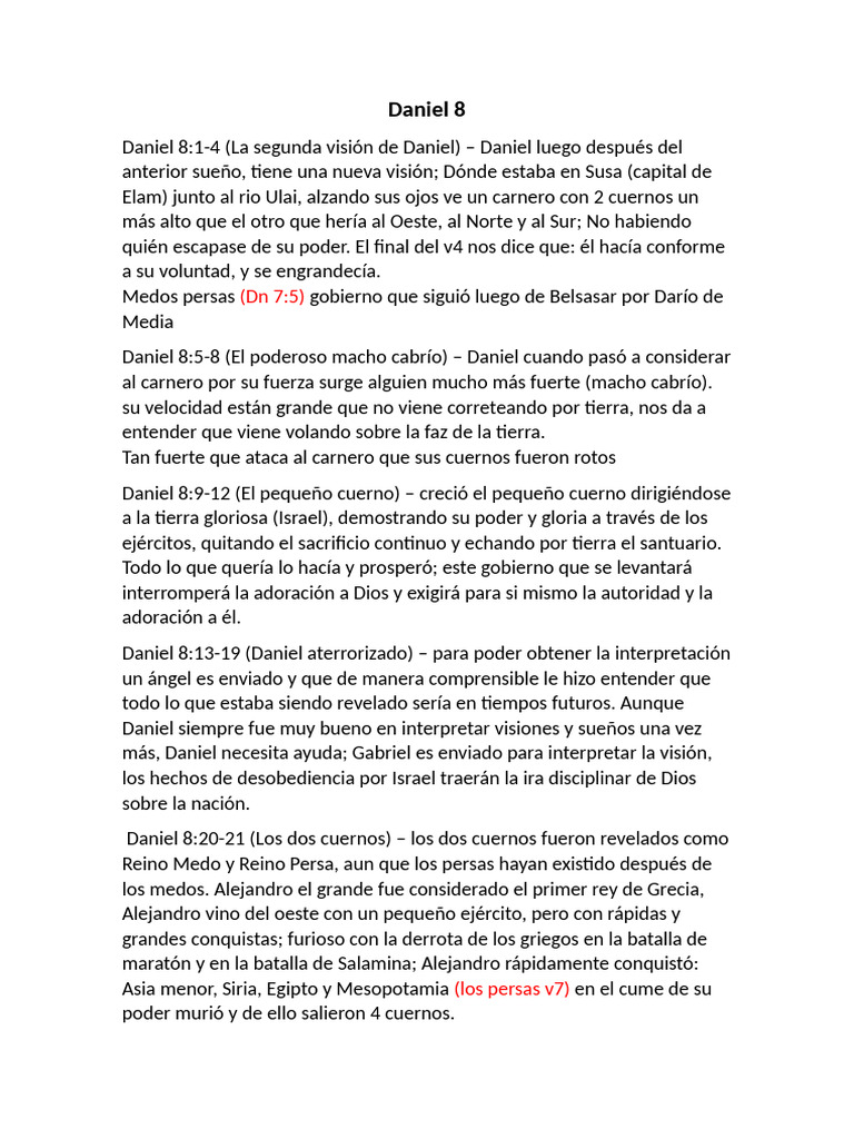 Daniel 8 | PDF